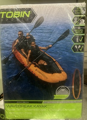 TOBIN SPORTS 2-person Kayak Brand New and Sealed Wavebreak Inflatable ...