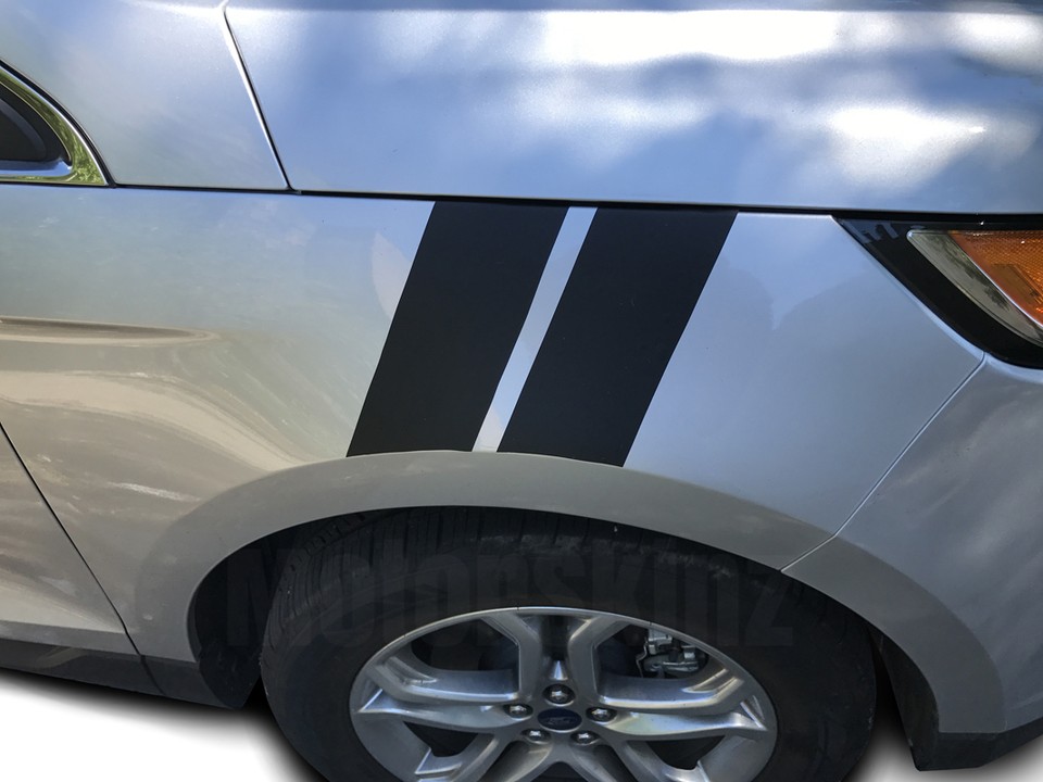Fender Racing Hash Stripes Vinyl Decal Set for 2015 2016 2017 2018 Ford ...