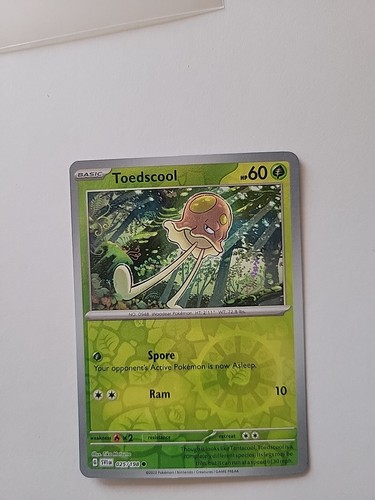 Pokemon TCG - Toedscool 025/198 - Reverse Holo - Scarlet & Violet | eBay
