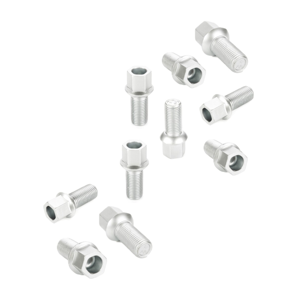 10x Wheel Lug Bolts Wheel Bolt Spherical M14x1, 5x27 for VW Passat Cc ...