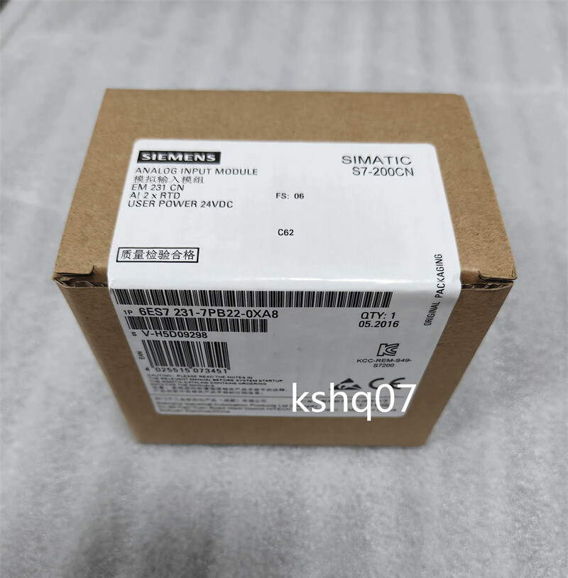 1pc Siemens S7-200 PLC module EM231 6ES7231-7PB22-0XA8 6ES7 231-7PB22 ...