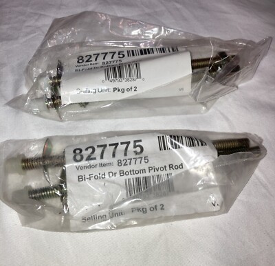 4 Bi-Fold Door Bottom Pivot Pin Assembly w/ 3/8" dia Nylon Cap 5-7/8" L ...