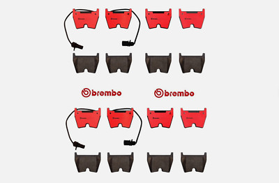 Brembo-Audi R8 RS4 RS6 Set of 4(2) Front Disc Brake Pad Set Ceramic Kit ...