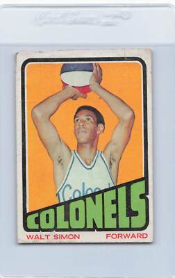 1972/73 Topps #224 Walt Simon Colonels VG *DA8584 | eBay