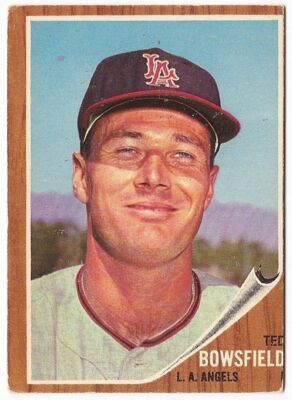 1962 Topps #369 Ted Bowsfield Los Angeles Angels | eBay