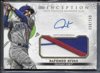 2022 Topps Inception /249 Alfonso Rivas #IAP-ARI RPA Rookie Patch Auto ...