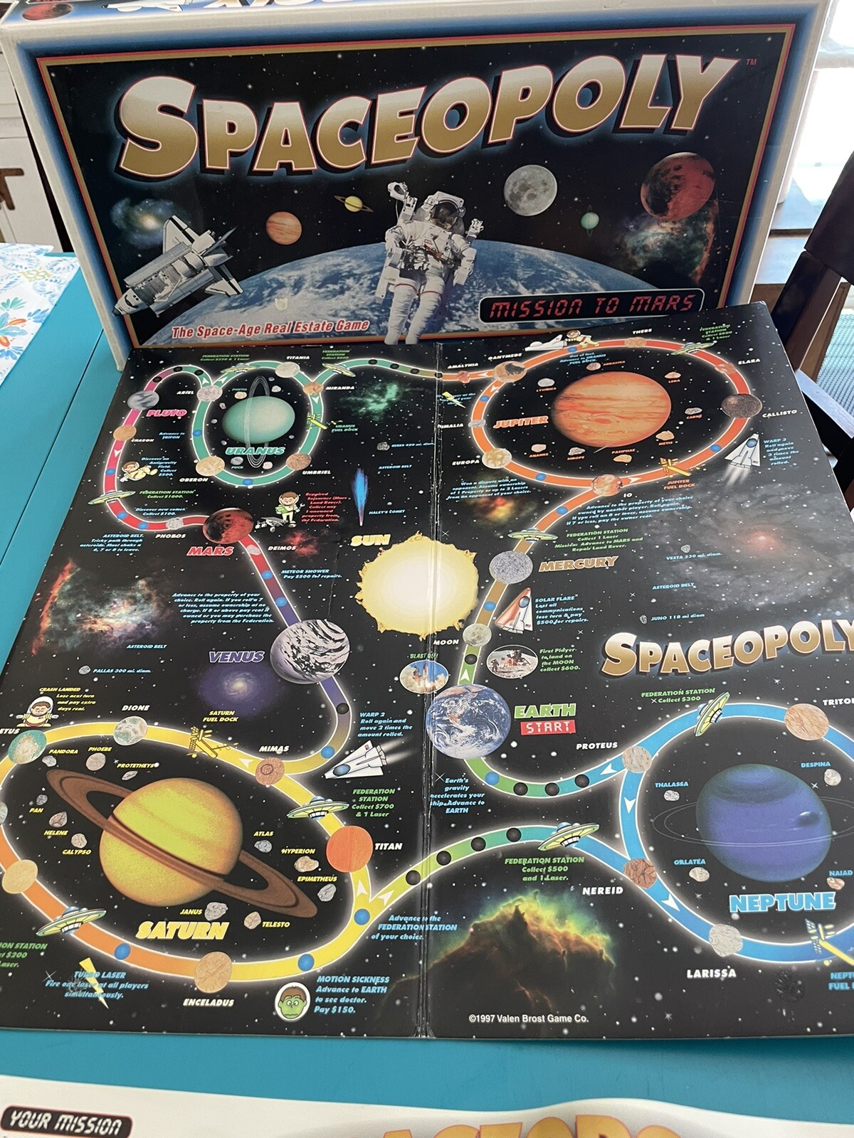 Spaceopoly Mission to Mars Board GAME 1997 Space Age Real Estate 100 Complete for sale online | eBay