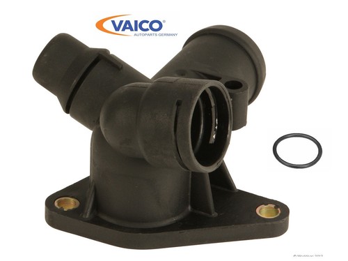 Audi A4 02-06 Vaico Engine Coolant Hose Flange w/ O-ring Seal 06B 121 ...