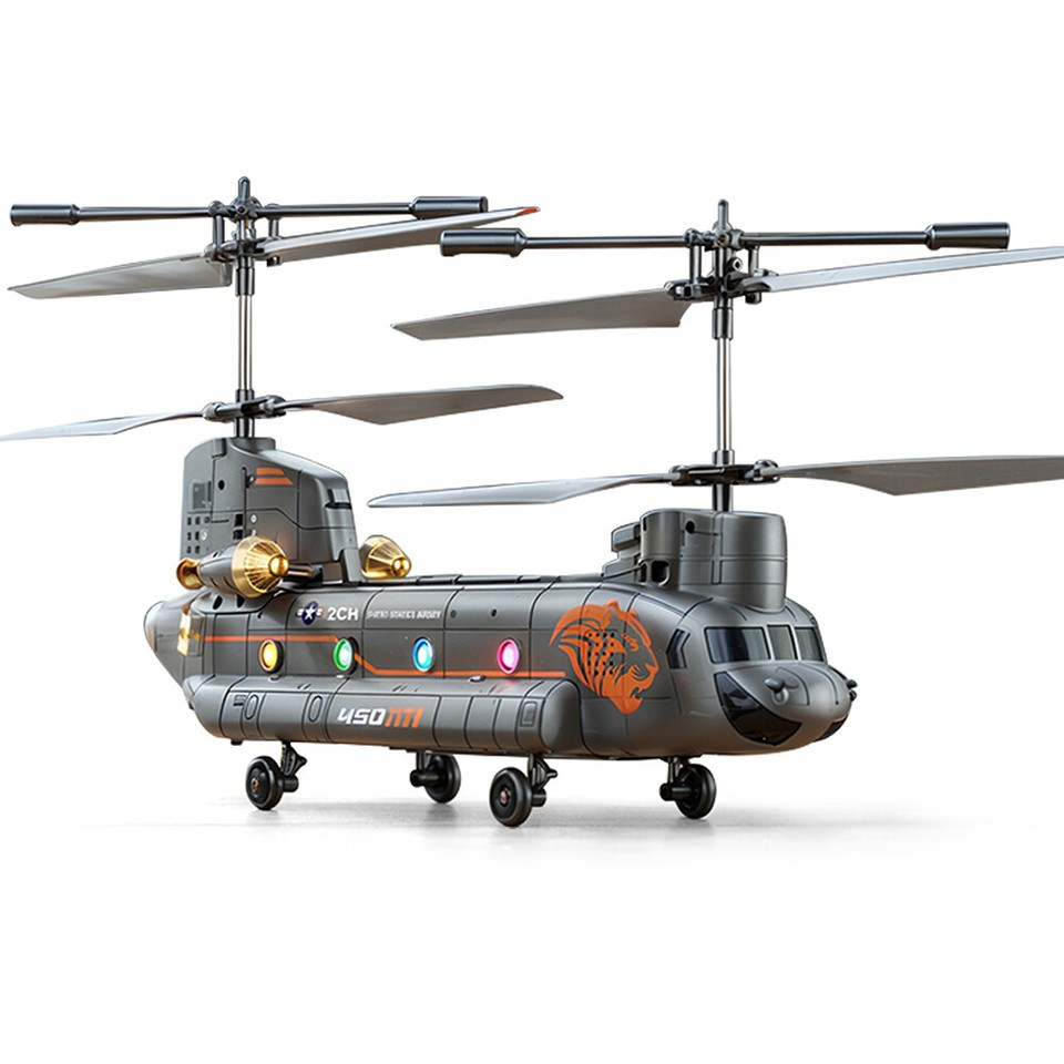 XK5 Chinook RC Helicopter Remote Control 3.5CH 2.4G Smart Height ...