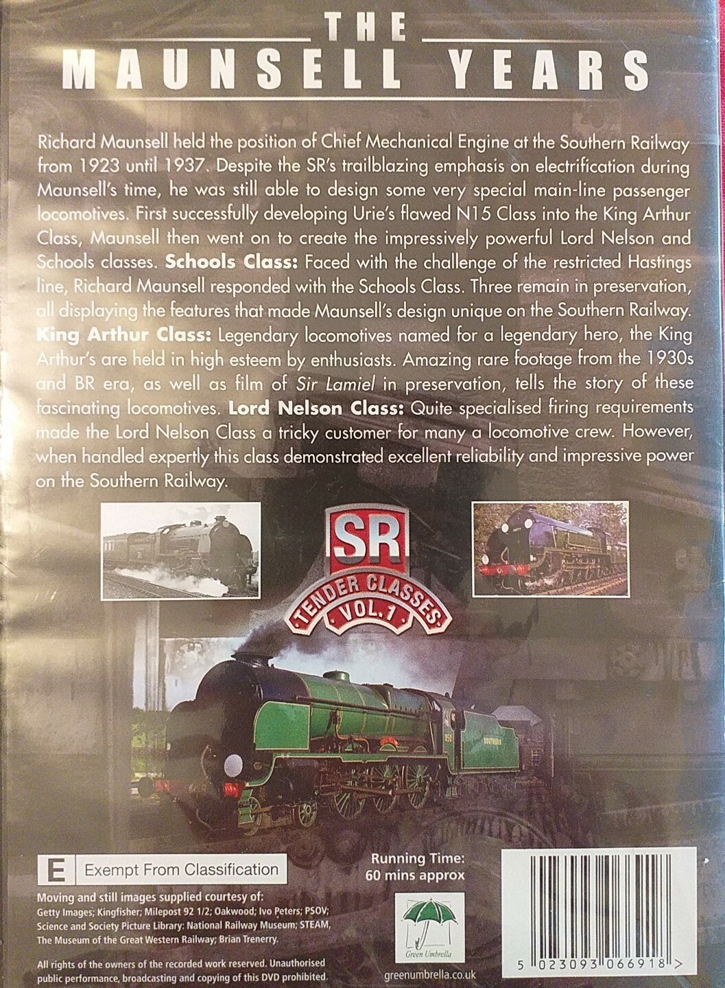 SR Tender Classes - The Maunsell Years (DVD, 2007) for sale online ...