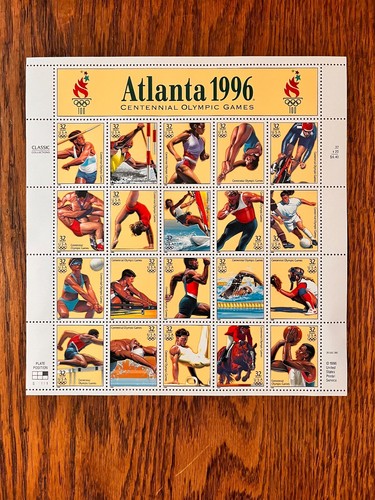 1996 ATLANTA OLYMPICS = 20 USPS, 32¢ Stamps | eBay