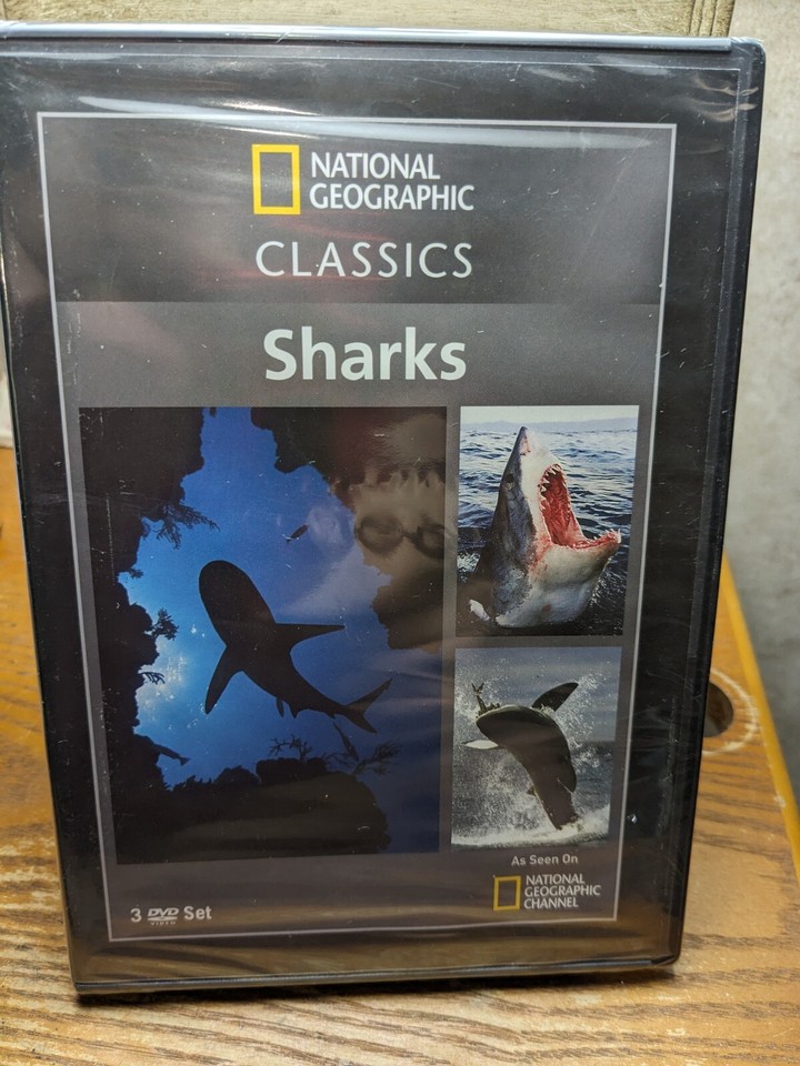National Geographic Classics: Sharks (3 DVD Set) + Shark Week (3 DVD ...