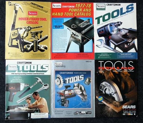 Lot of (6) Vintage Sears Craftsman Power and Hand Tool Catalogs 1976-1993 | eBay