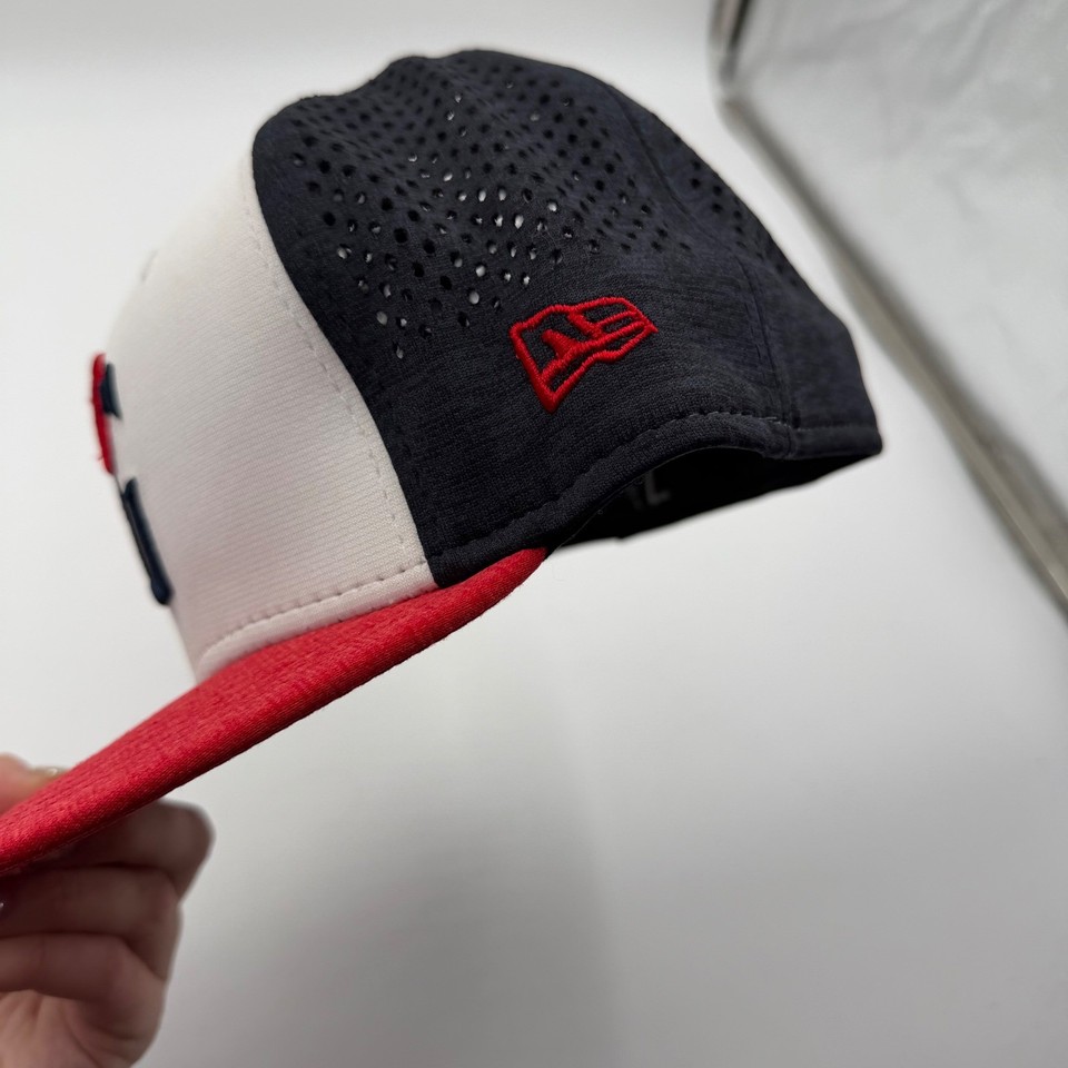 New Era 59FIFTY Perfect Game Baseball Cap Red White Black Fitted Size 7 ...