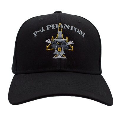 F-4 Phantom Hat - Black | eBay