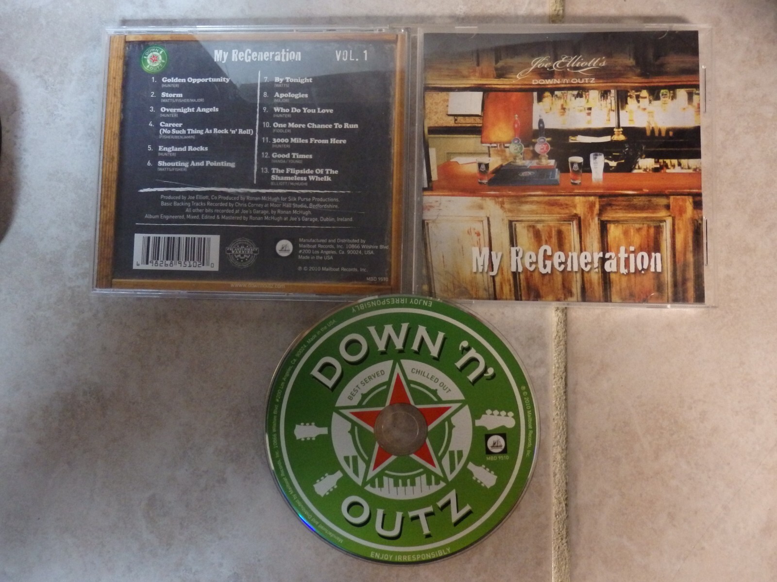 Joe Elliott's Down N Outz My Generation CD Def Leppard | eBay