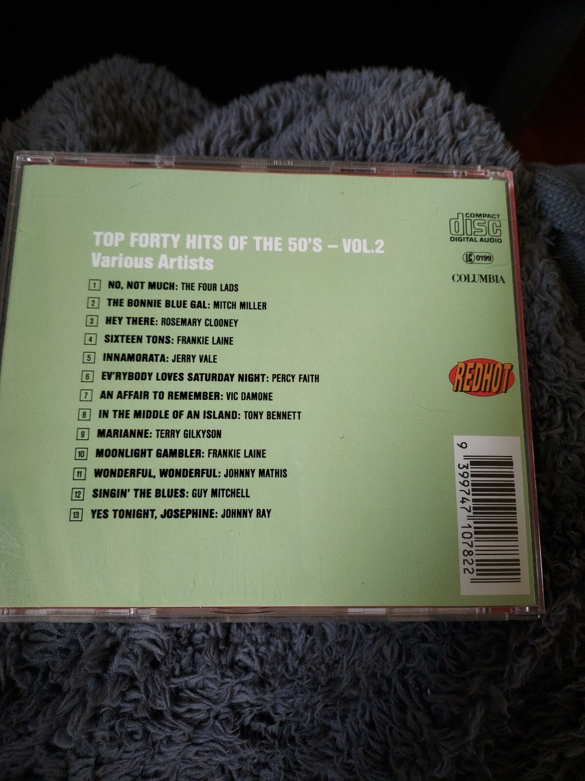 Top Forty Hits Of The 50's Vol. 2 Various Artists Guy Frankie Rosemary ...