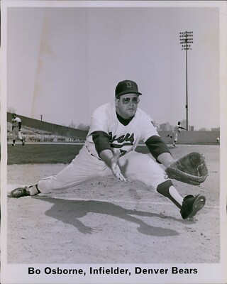 LG816 '67 Original Photo DENVER BEARS BO OSBORNE Baseball Infielder ...