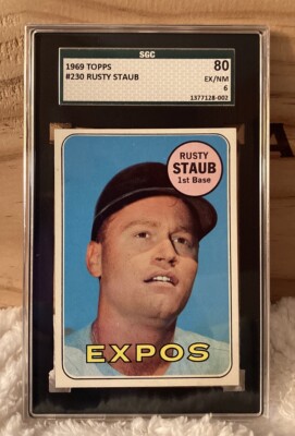 RUSTY STAUB 1969 Topps #230 SGC 6 | eBay