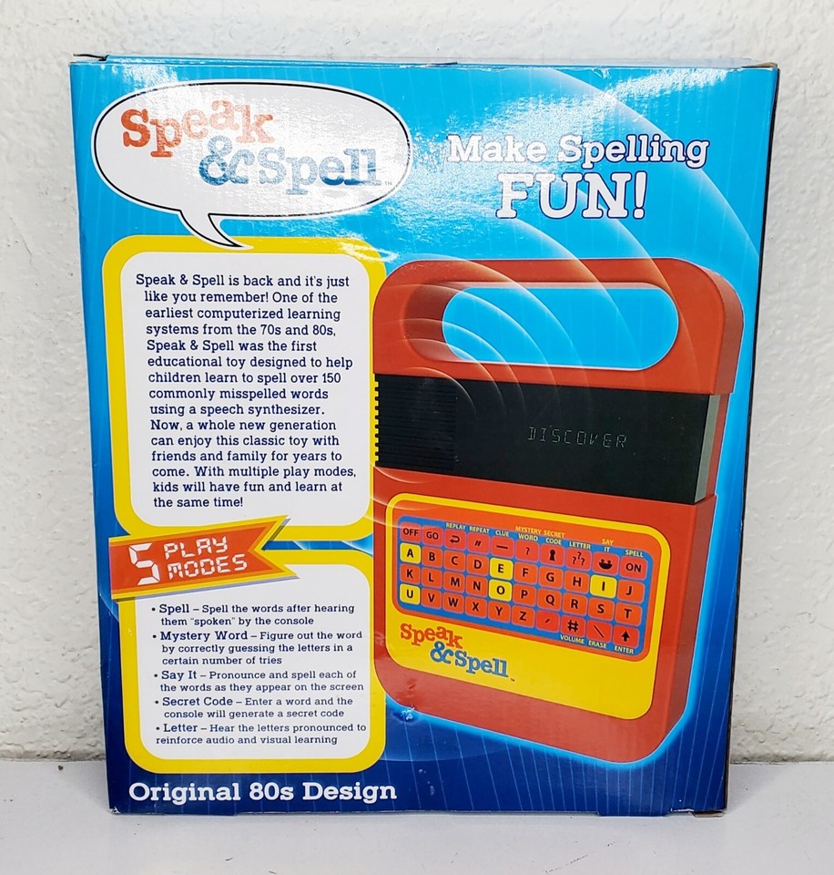 Speak & Spell Electronic Game New 885561096248 | eBay