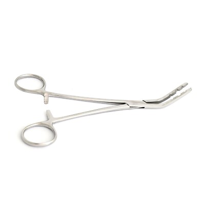1 Pc Of Arterial fixation forceps 7.5'' with three Holes Curved DS-1697 ...