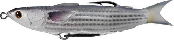 LIVETARGET MUH95T721 Mullet Hollow Body Topwater Lure Natural/black for ...