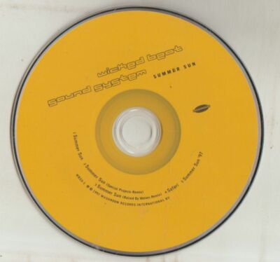 C.D.MUSIC H445 WICKED BEAT SOUND SYSTEM SUMMER SUN SINGLE TRACK CD | eBay