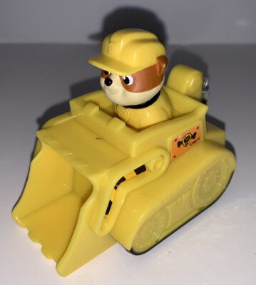 Paw Patrol Rubble Vehicle Yellow Spin Master Dozer | eBay