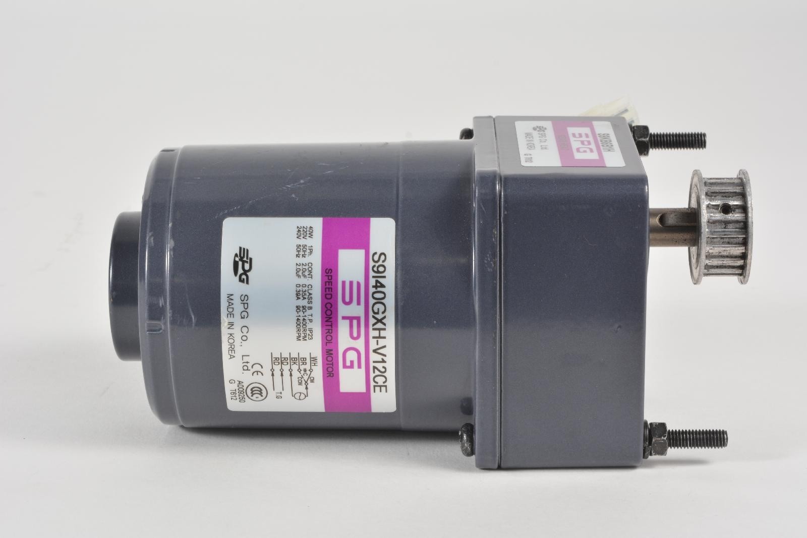 SPG S9I40GXH-V12CE Speed Control Motor W/ S9KB6B1H Gear Head | eBay