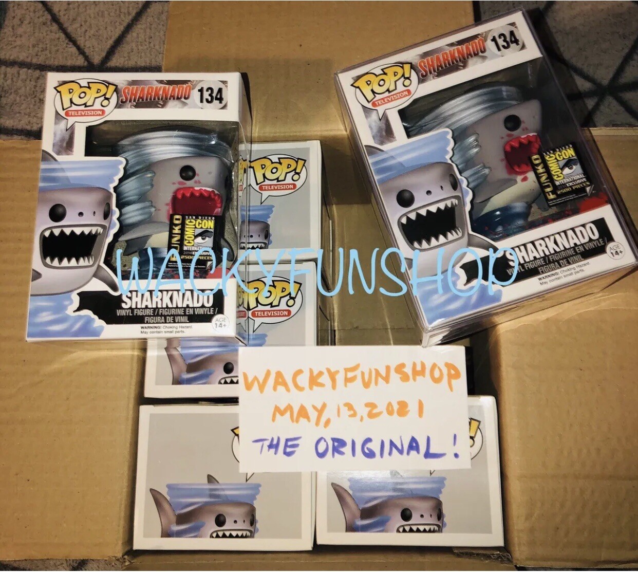 Funko Pop Exclusive SDCC SHARKNADO BLOODY VARIANT 2014 San Diego Comic ...
