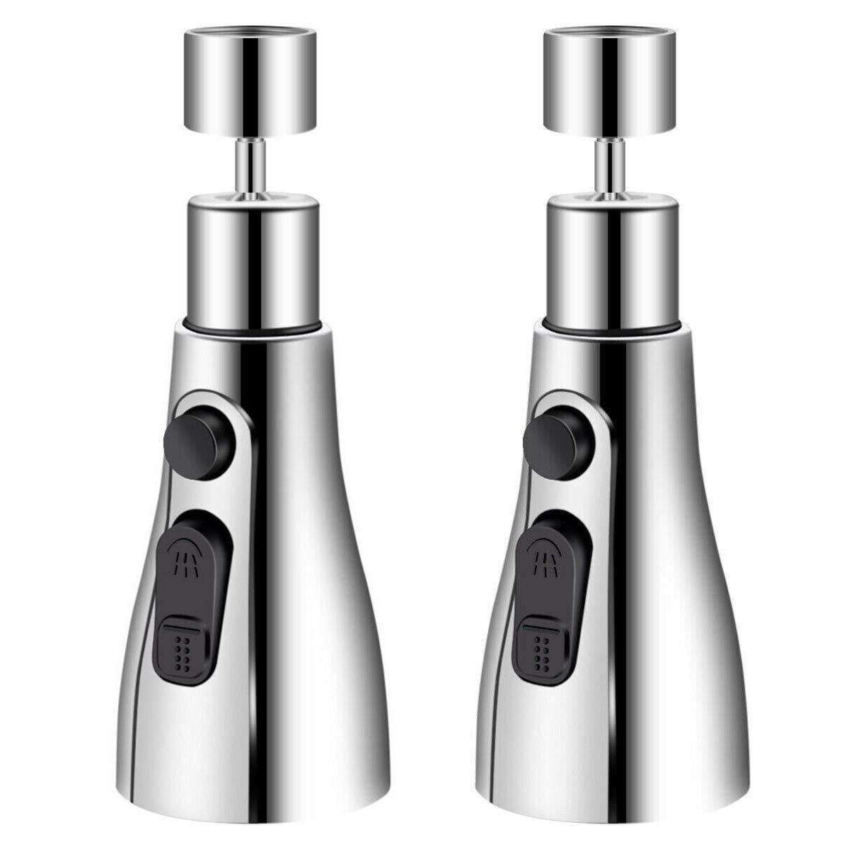 360° Swivel Spray Head Kitchen Replacement Extender Nozzle Sink Faucet ...