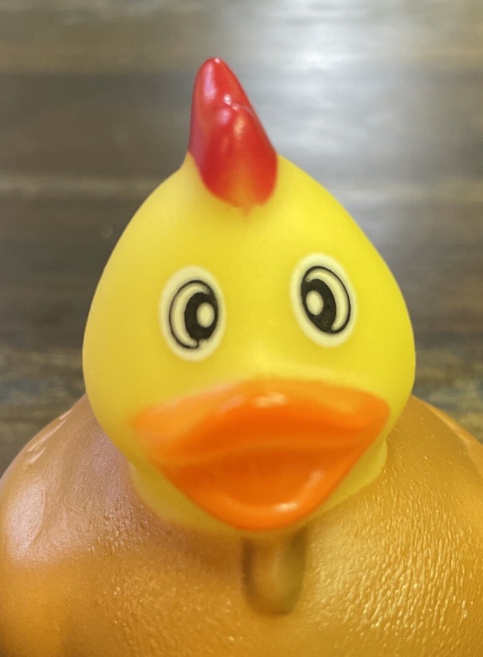 Rubber Duckie Chicken Rooster: Jeep Ducking & Bath Time Floating Toy | eBay