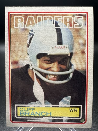 1983 Topps #297 Cliff Branch HOF Raiders | eBay