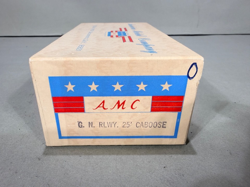 Vintage NOS American AMC Brass Great Northern 25' Caboose HO Model ...