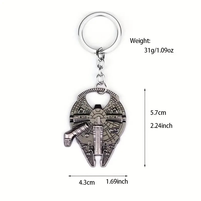 Star Wars Millenium Falcon Metal Keychain Bottle Opener New | eBay