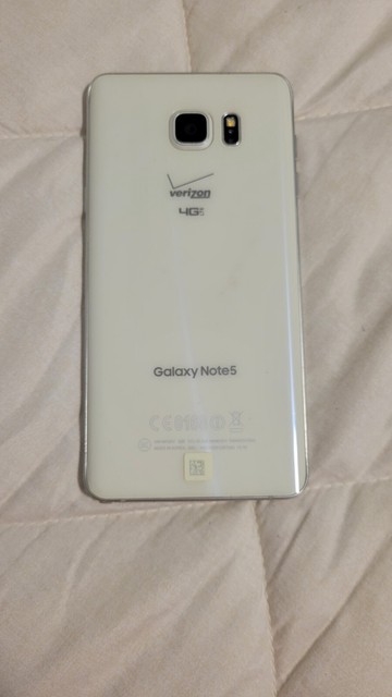 Samsung Galaxy Note 5 SM-N920 - 64GB - White Pearl (Verizon) Smartphone ...