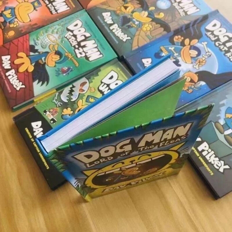 Dog Man Series 1-18 books set Dogman Children's Collection by Dav ...