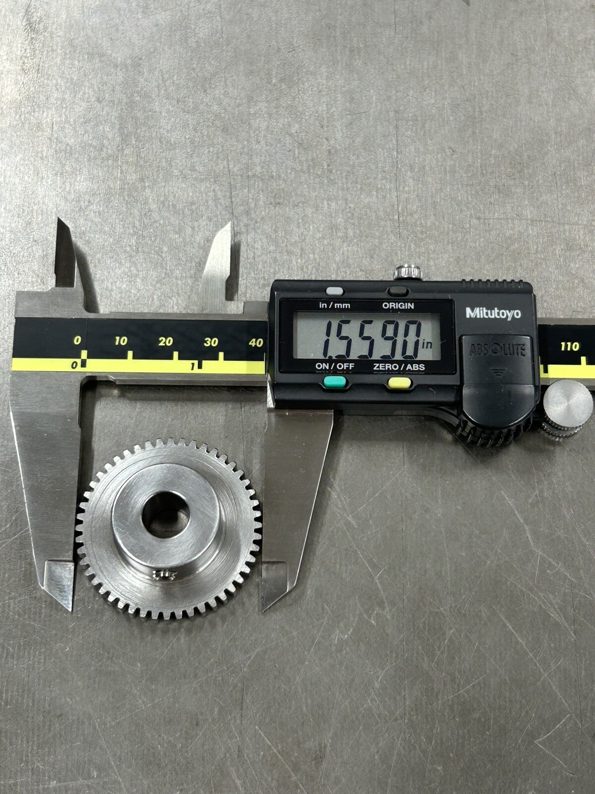 QTY 1 AMERICAN STOCK GEAR S3248 STEEL SPUR GEAR 32 PITCH 48 TEETH W ...