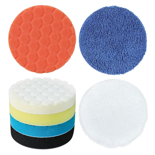 Buffing Polishing Pads - 7Pcs Face for Backing Plate, Car Compound ...