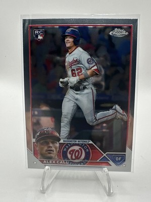Alex Call 2023 Topps Chrome Rookie Card RC #187 Washington Nationals | eBay