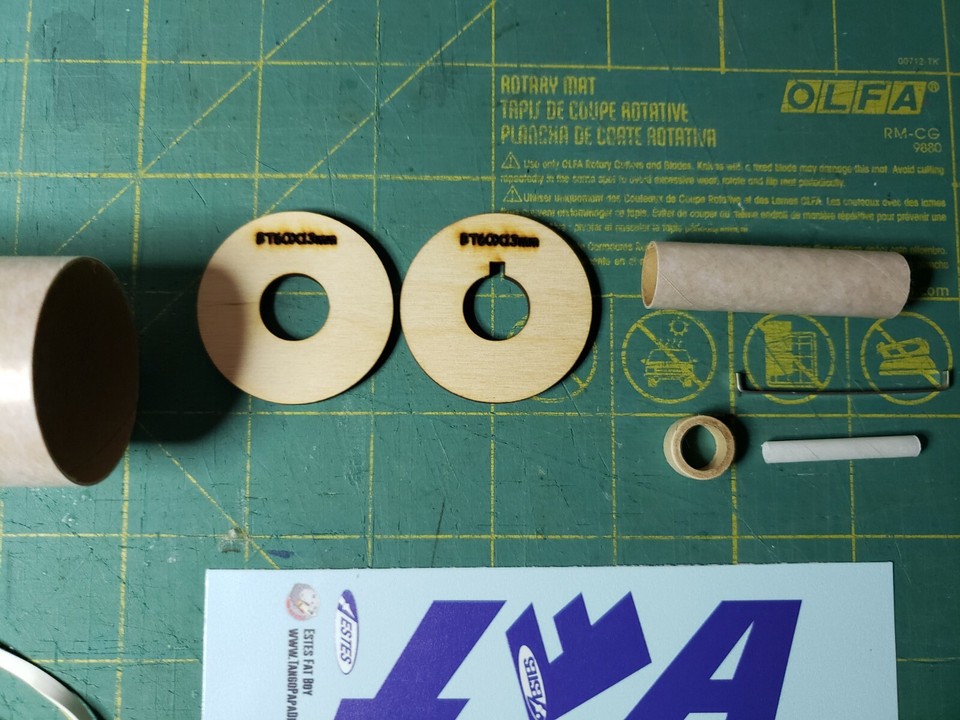 Estes Mini Fat Boy Clone Kit GoonyBirds style rocket kit! | eBay