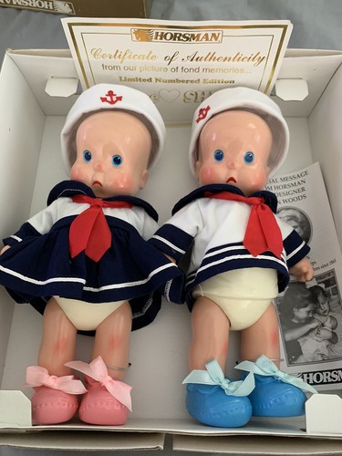 NOS Vintage Horsman 11” HEbee & SHEbee Sailor Dolls In Box | eBay