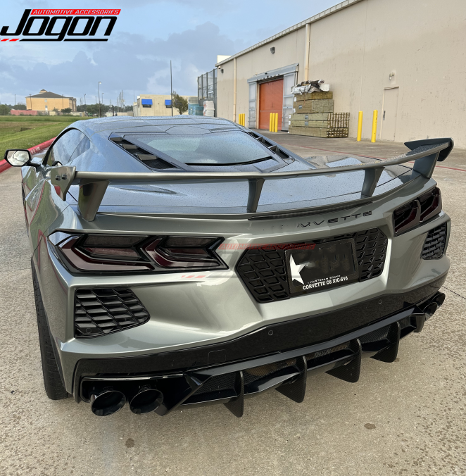 Rear License Plate Frame ABS For Corvette C8 Stingray Z51 Coupe HTC 2LT ...