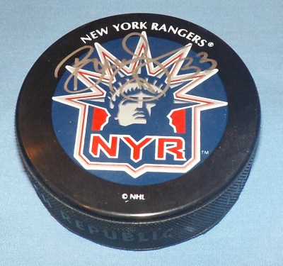 Bruce Driver Signed Autographed Puck New York Rangers NJ Devils | eBay