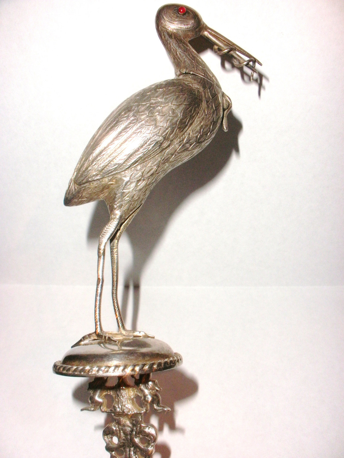 EXQUISITE ANTIQUE DUTCH 833 SILVER SERVING FORK & SPOON SET SPICE ...