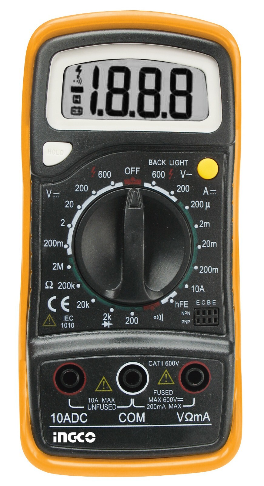 Ingco Digital Electrical Multimeter Pocket 600V 10A DM200 | eBay Australia