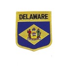 DELAWARE USA STATE SHIELD FLAG EMBROIDERED IRON-ON PATCH CREST BADGE ...