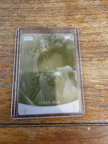 2020 Topps Women Of Star Wars Queen Julia Printing Plate 1/1 | eBay