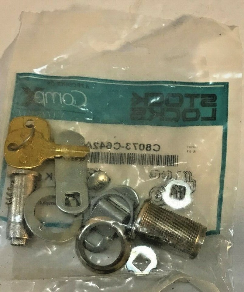 Stock Locks C8053-C346A-14A Cam Lock Keyed Alike Bright Nickel | eBay