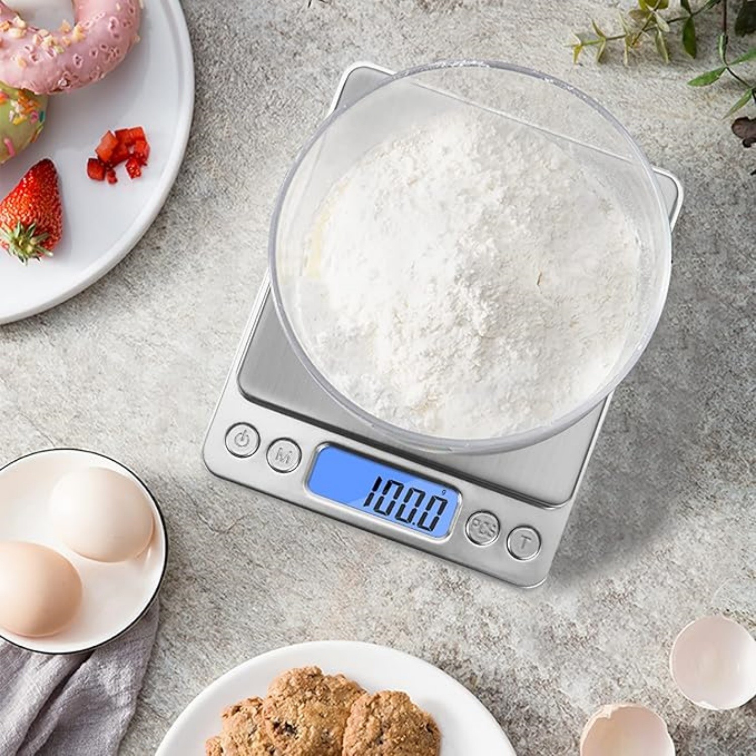 3000g x 0.1g Digital Weight Scale Kitchen Jewelry Gold Grain Food ...